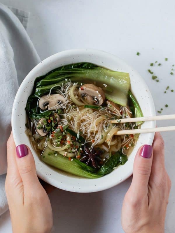 Sopa de Noodles e Legumes - Anita Healthy